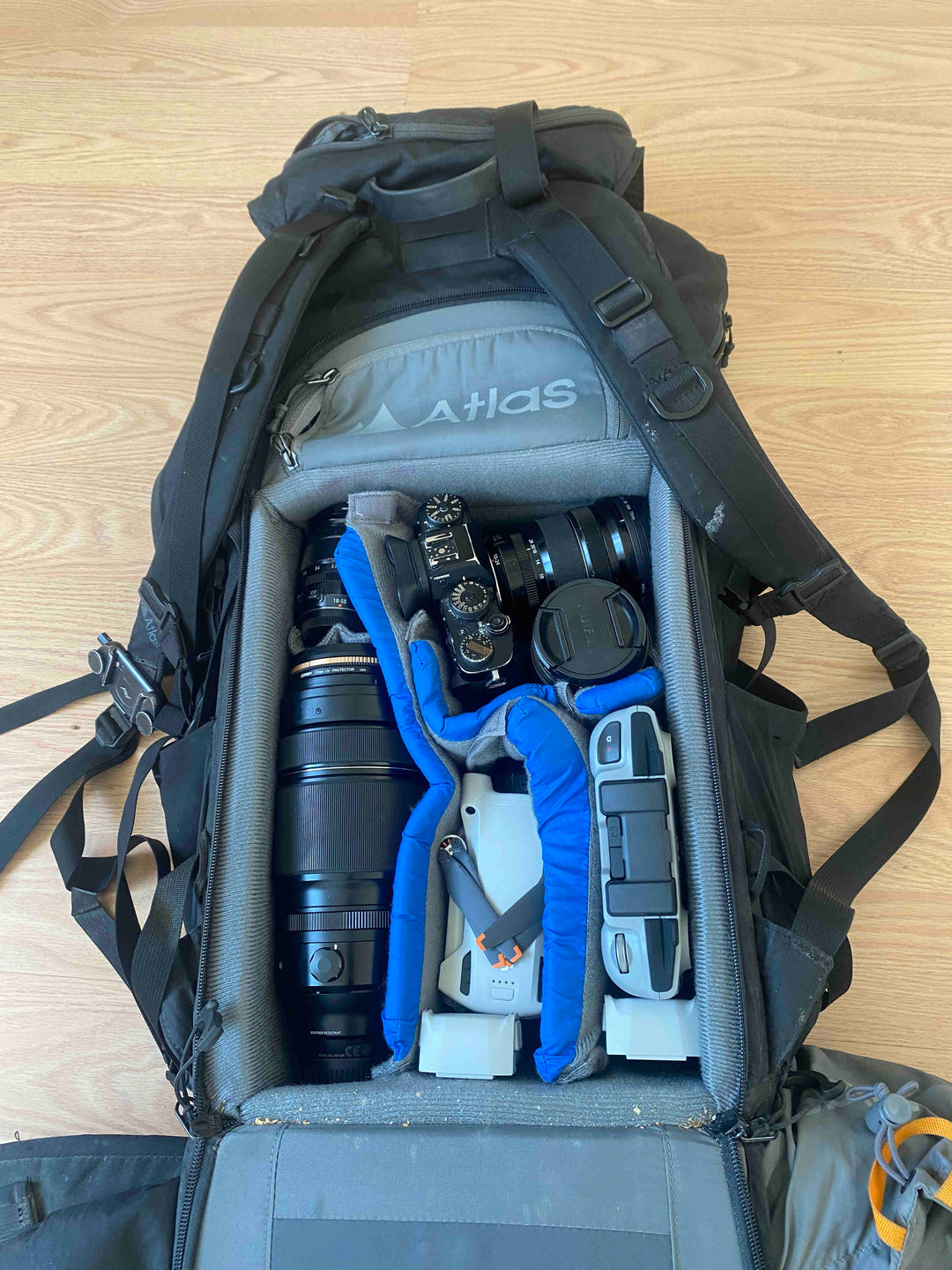 Fuji, DJI and Insta360 kit in the Athlete Pack – AtlasPacks